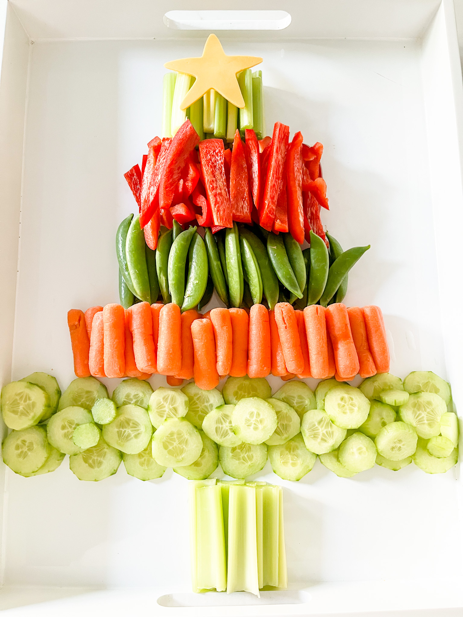 Christmas Tree Veggie Platter – Food Play Go